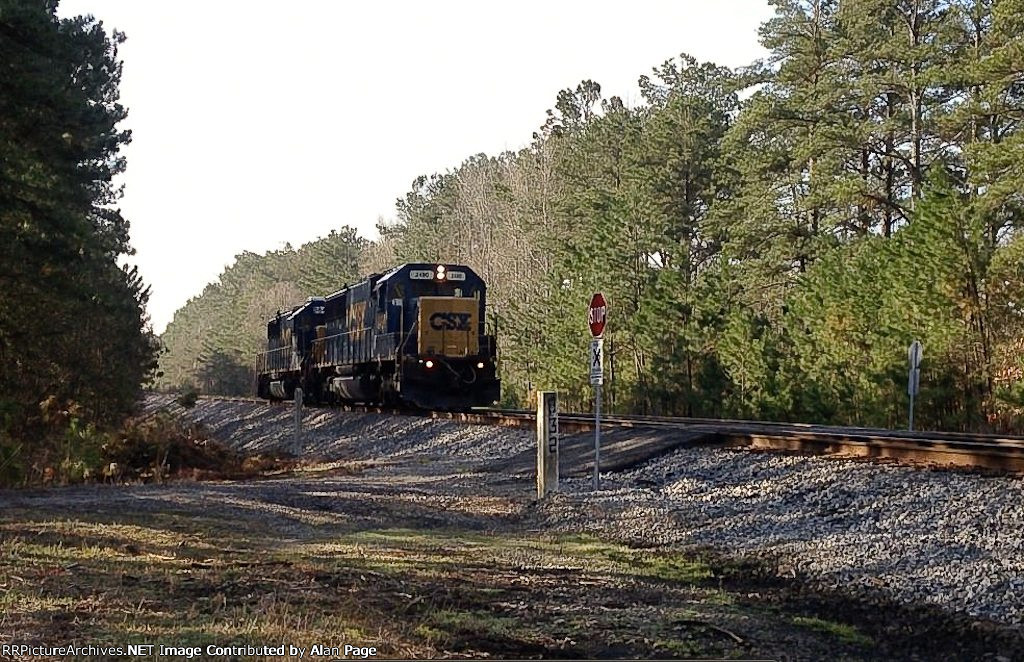 CSX SD50-2's 2490 and 8640